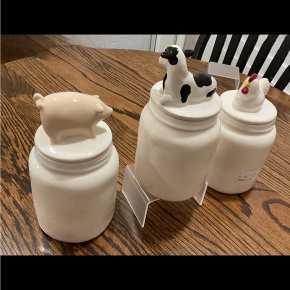 Rae Dunn | Kitchen | Rae Dunn Farmline Canister Farm Life Farm Fresh ...